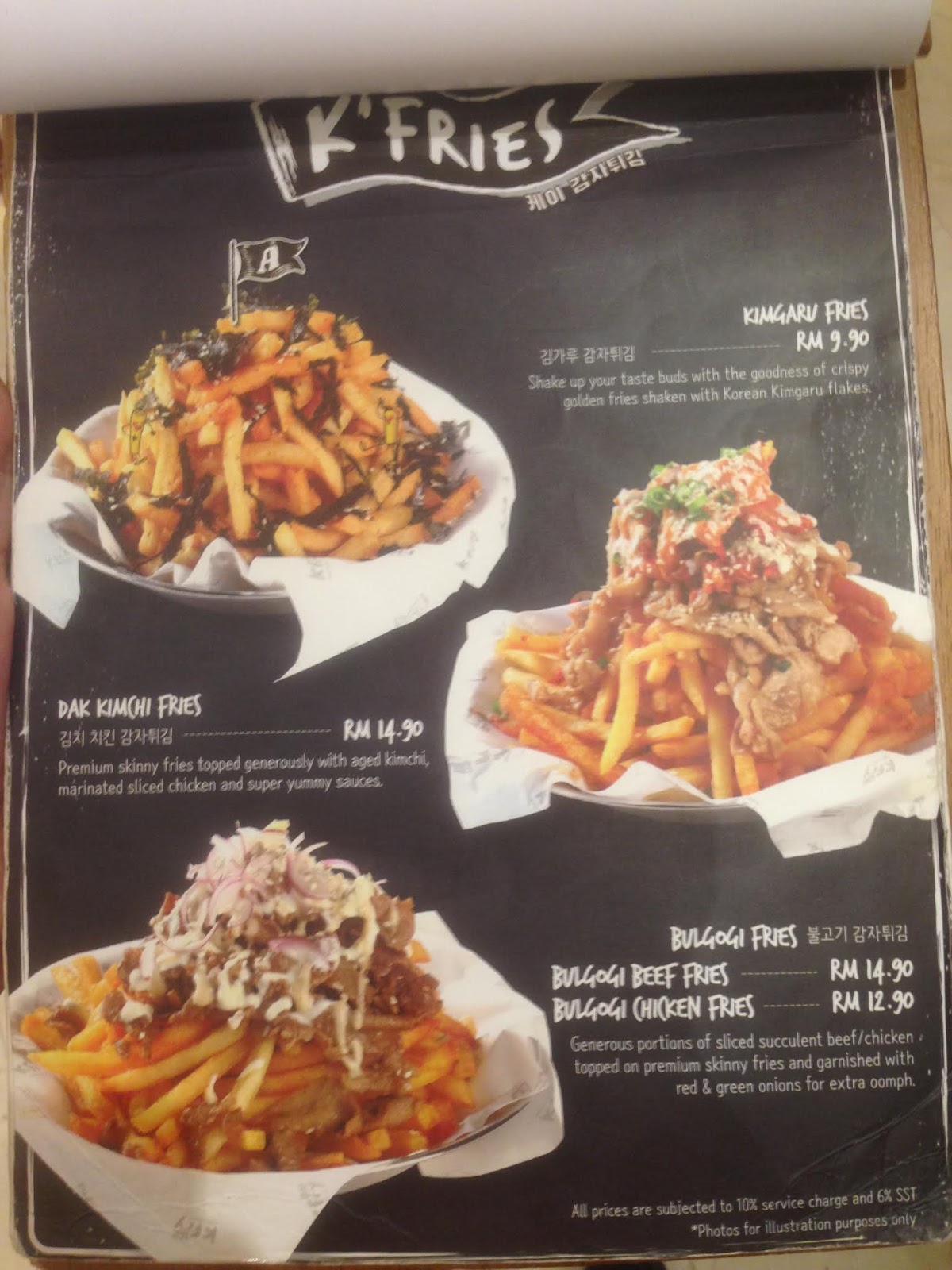 Welcome To My Blog: Review K FRY Urban Korean Suria KLCC Makanan Korea ...