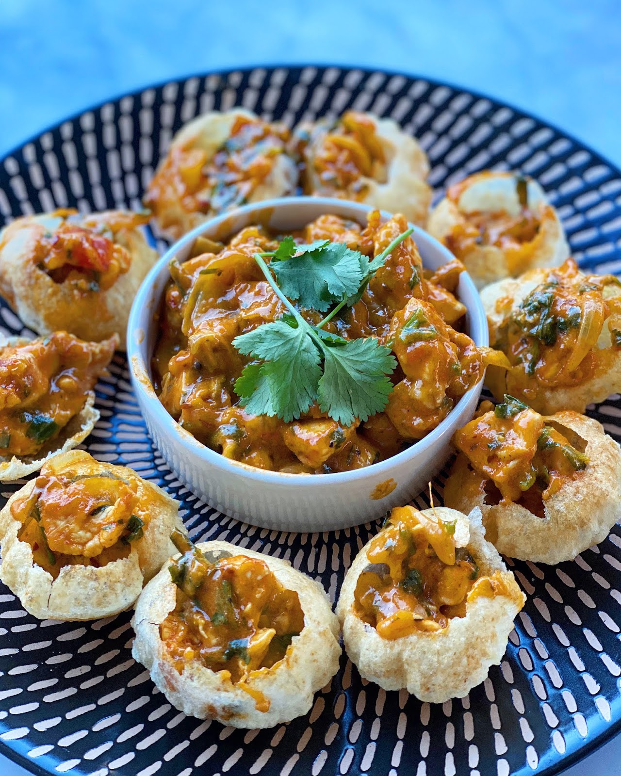 The K Word: Butter Chicken Pani Puri Bites