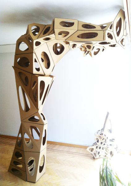 NWSA- ART 3D Comprehensive: Miscellaneous Cardboard Sculpture examples