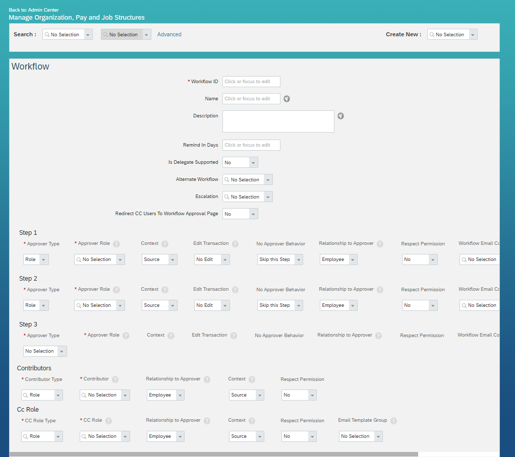 EMPLOYEE CENTRAL: Custom MDF Object Creation