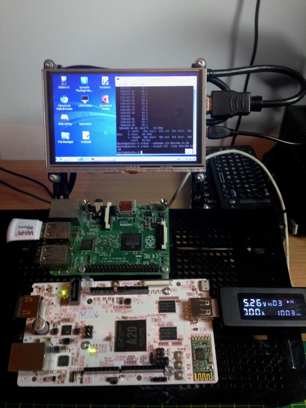 Reefwing Robotics: pcDuino and the Adafruit 5" LCD HDMI Display