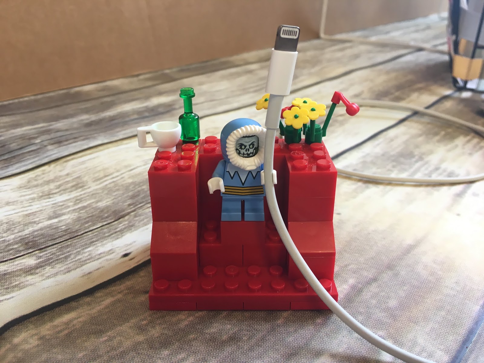 Make My Day Camp: Kid Craft: Lego Cord Holder