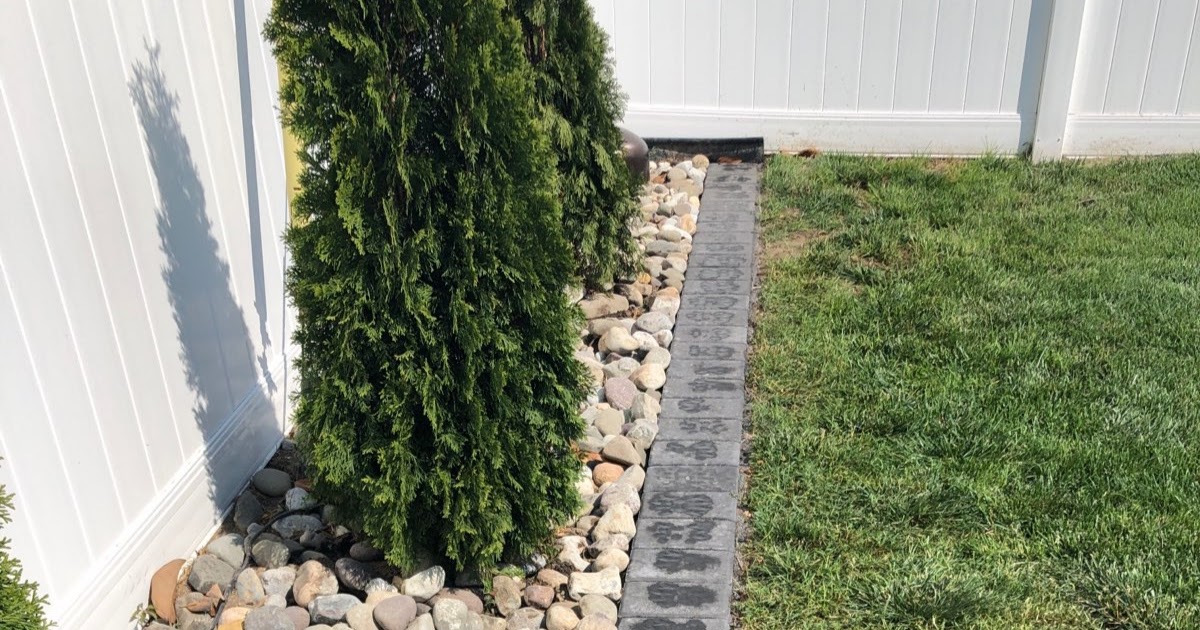 Custom Stoneworks & Design Inc.: Paver Border to edge landscape bed in ...