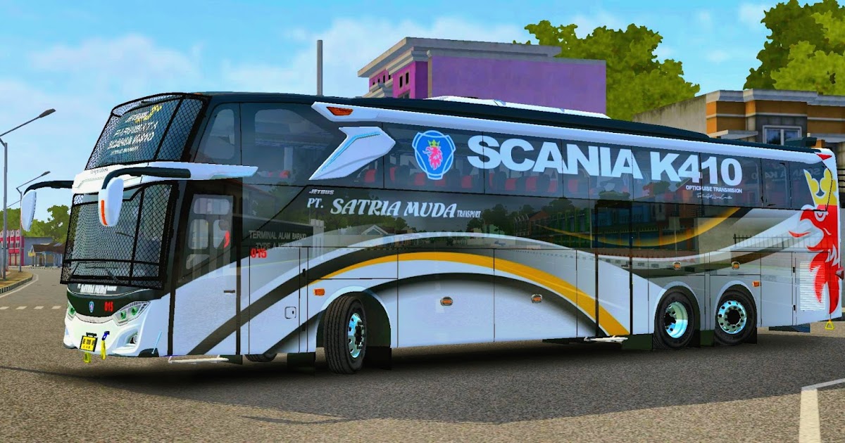 MOD JB3+ VOYAGER SCANIA K410 TRONTON BUSSID - MASADI.ID
