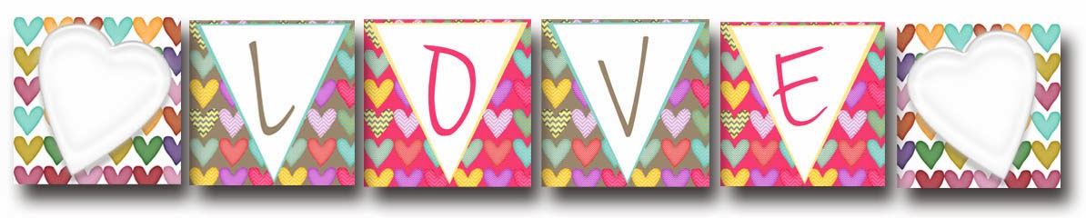 My Fashionable Designs: LOVE Banner FREE Printable