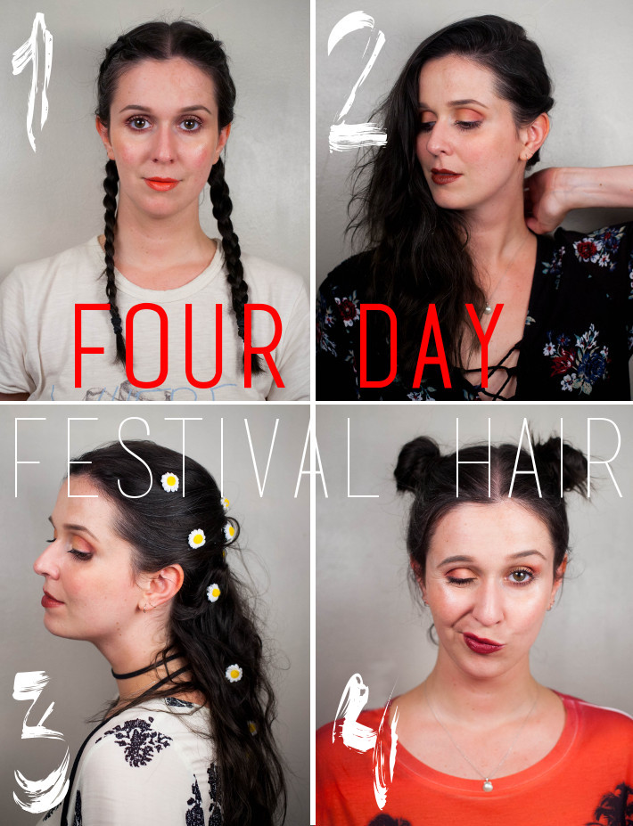 Beauty: surviving Werchter with four days of good hair - THE STYLING ...