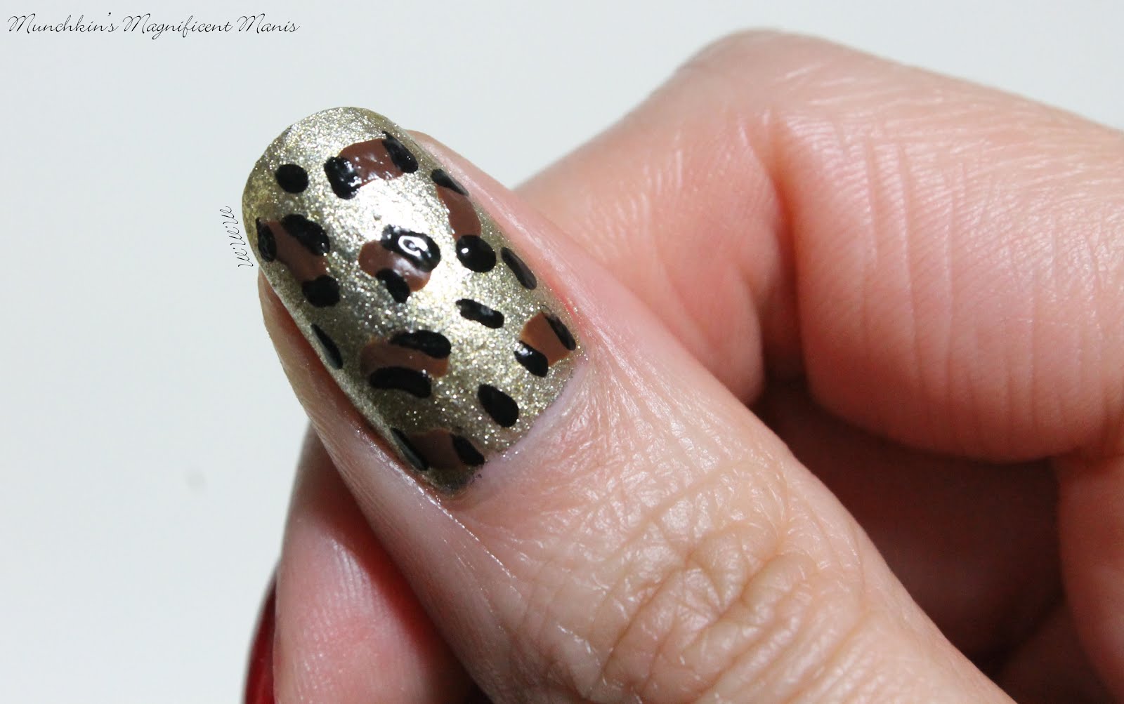 Munchkin’s Magnificent Manis: Leopard Nail Design