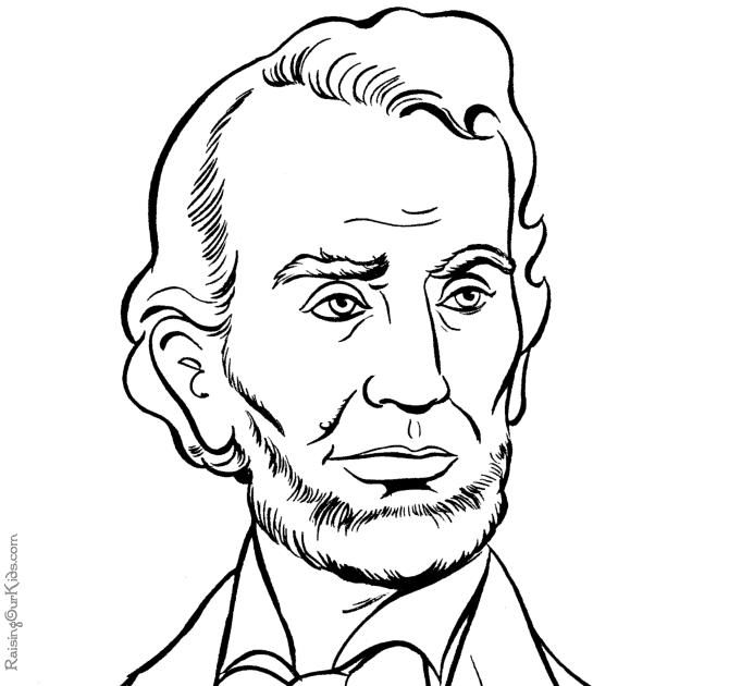 Abraham Lincoln Coloring Page ~ Coloring Pages