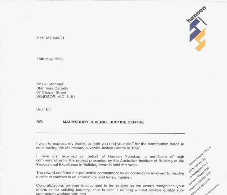 Letter Of Satisfaction - Billing Template