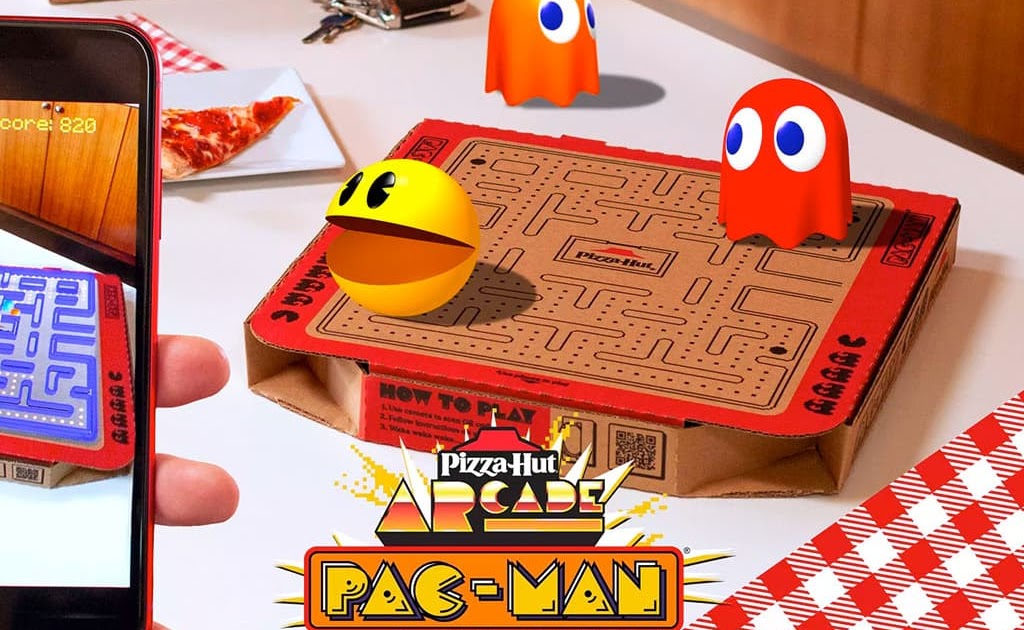 Pizza Hut com Pac-Man em realidade aumentada | Aberto até de Madrugada