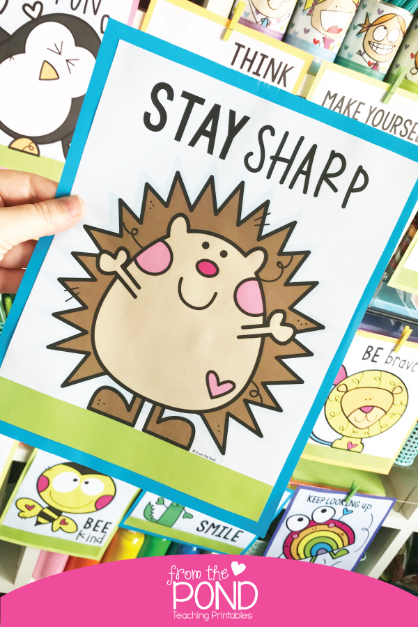 Cute Classroom Posters Set 3 | From the Pond