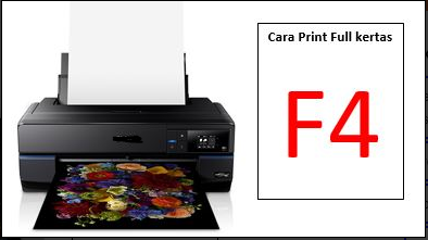 Cara print Full Kertas F4 dengan Printer HP - Zona Pembelajar