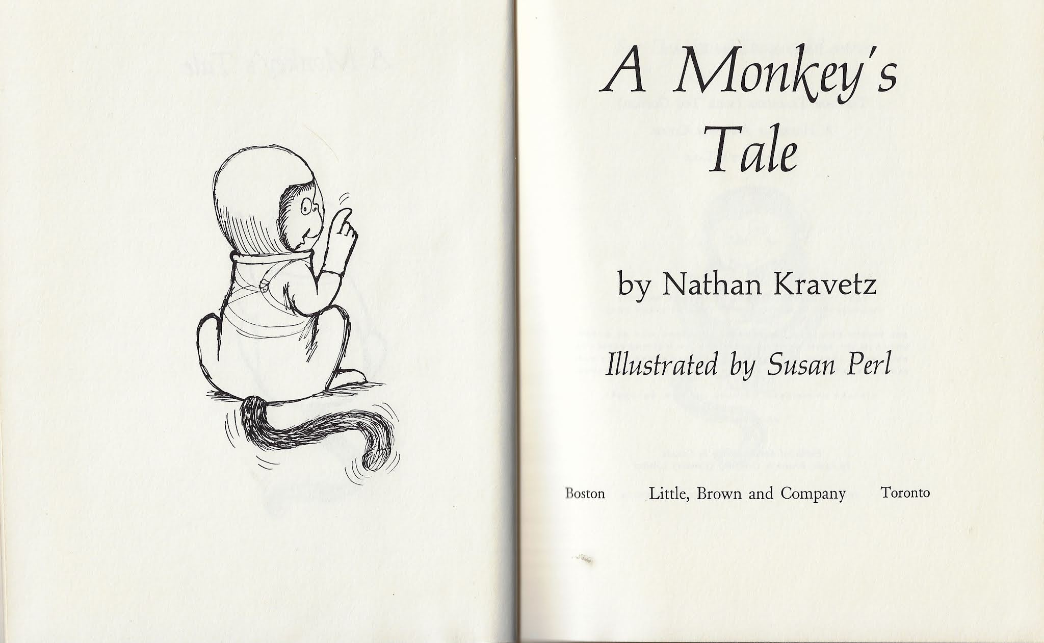 Dreams of Space - Books and Ephemera: A Monkey's Tale (1964)