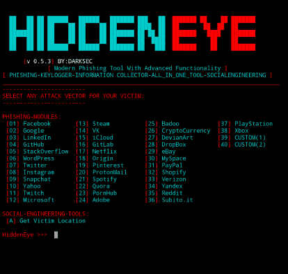 Hidden Eye Tool in Termux