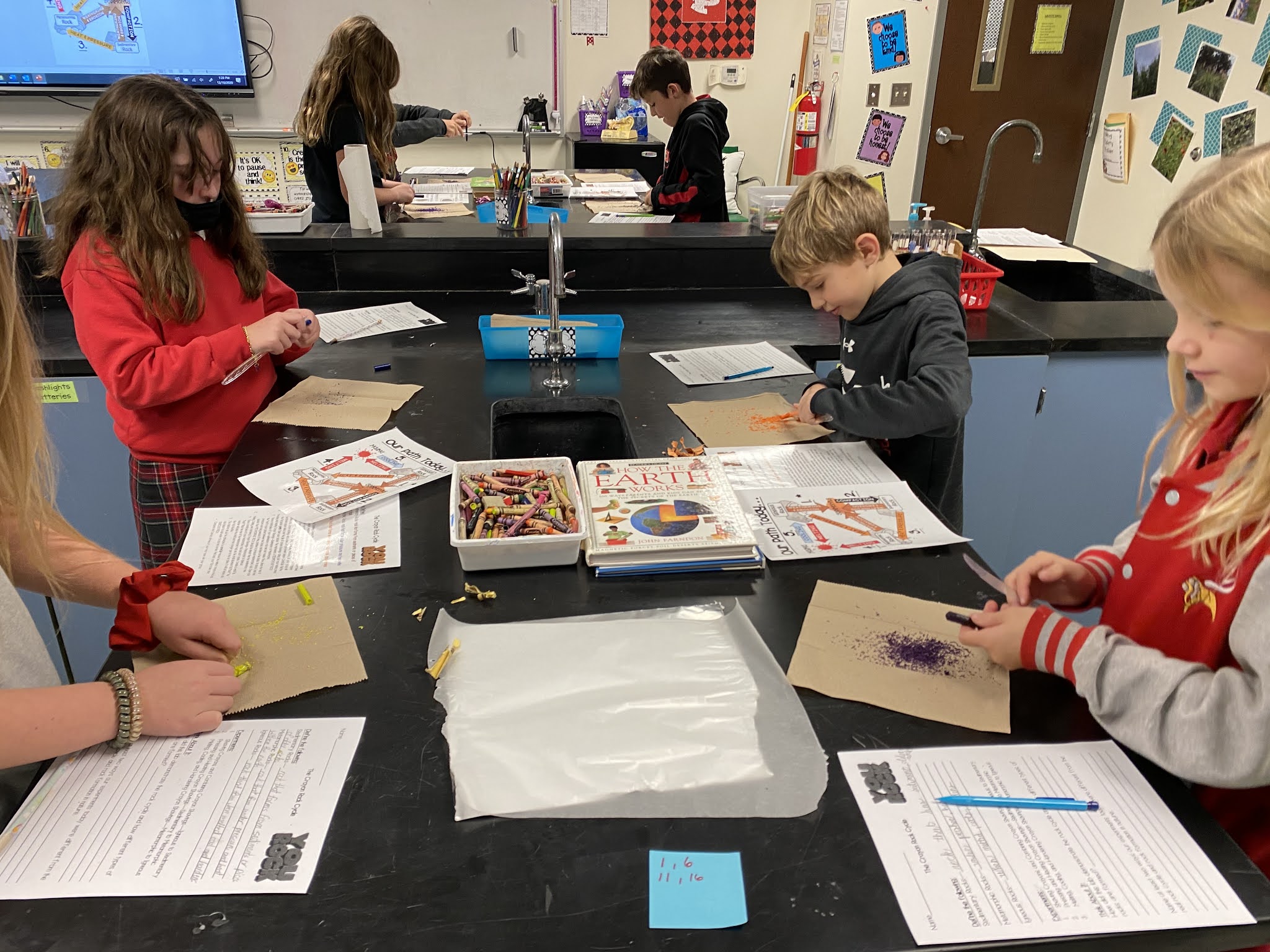 FPD Elementary Science Lab: 4th Grade Crayon Rock Cycle
