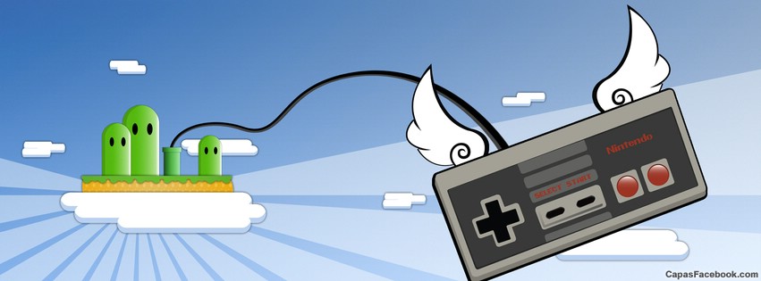 10 Capas gamers para Facebook | A era dos Video Games