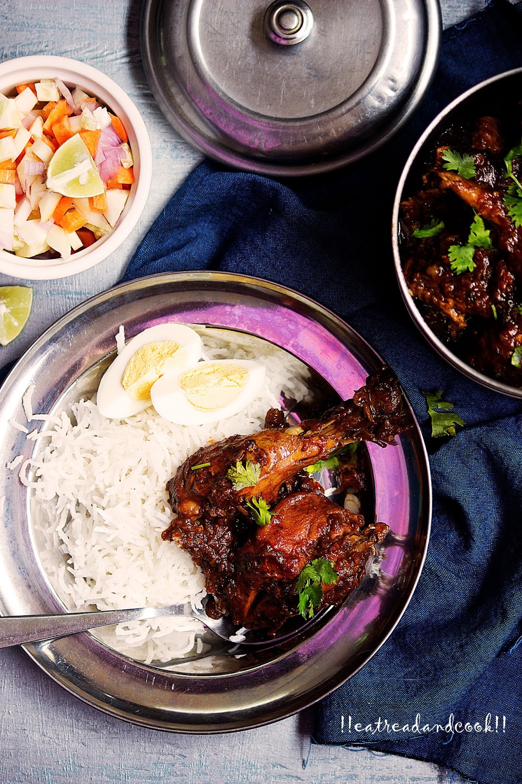 Highway Chicken Curry / Dhaba Style Chicken Curry