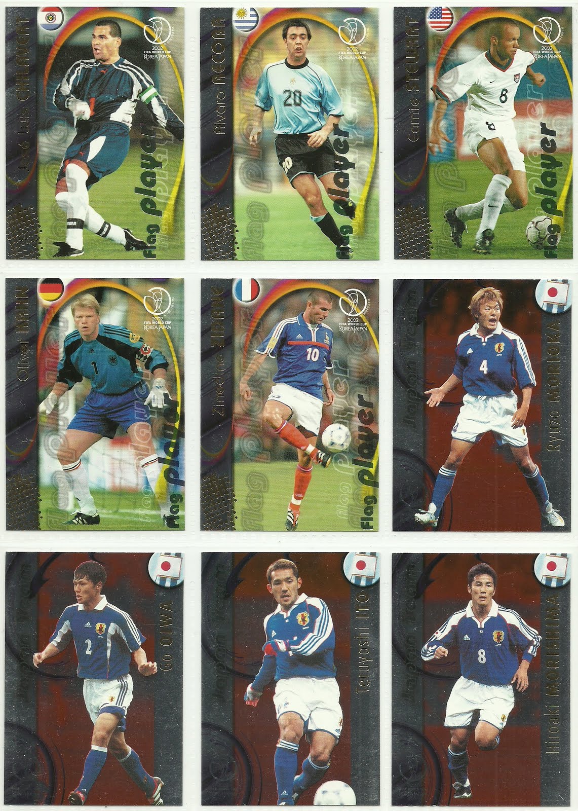 Soccer Card Blog: 2002 Panini World Cup (Japanese Edition) 5 Box Break