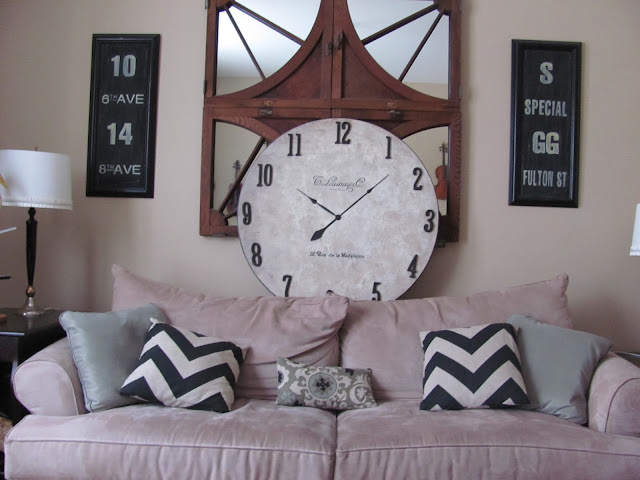 Header: Faux Antique Clock Face