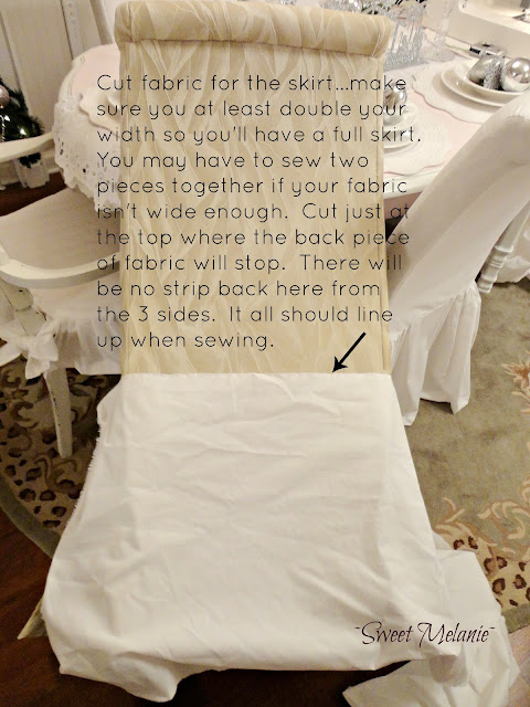 ~Sweet Melanie~: How to make a dining chair slipcover