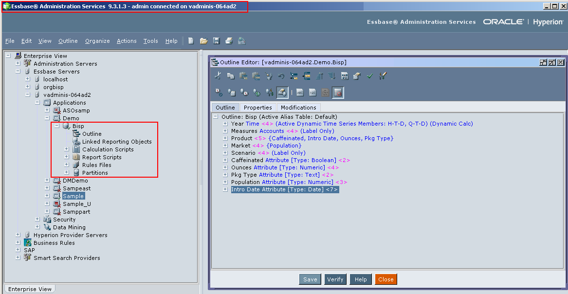 Essbase Guide: Essbase Migration From 9.3.1.3 to 11.1.1.3