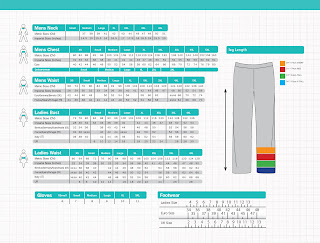 Portwest Workwear Size Chart