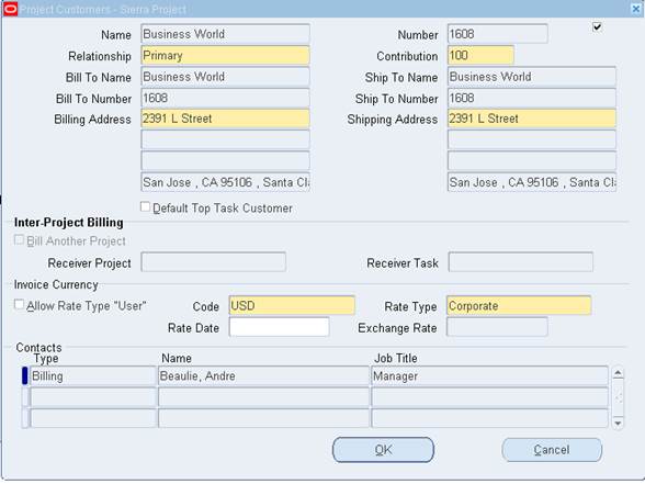 Oracle Applications: PA – Oracle R12 Project Billing Training Manual