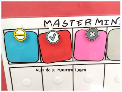 Aula de la maestra Laura: MASTERMIND-Colores