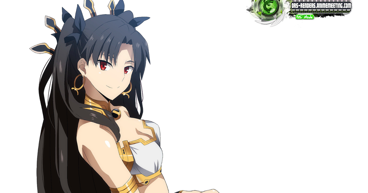 Fategrand Orderishtar Mesa Sexy Sit Pose Render Ors Anime Renders