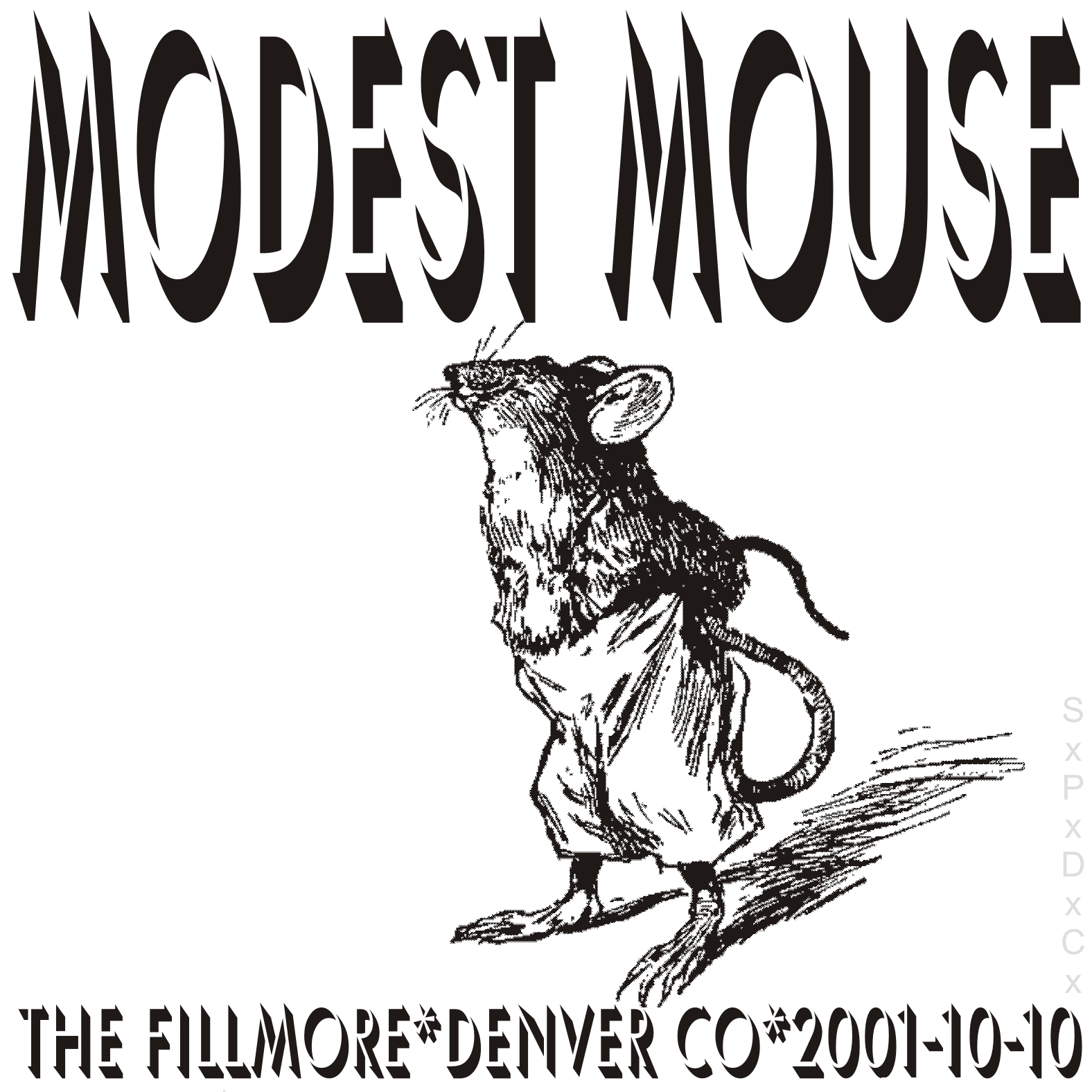 That's The Thing About That: Modest Mouse @ Fillmore, Denver CO, 2001-10-10