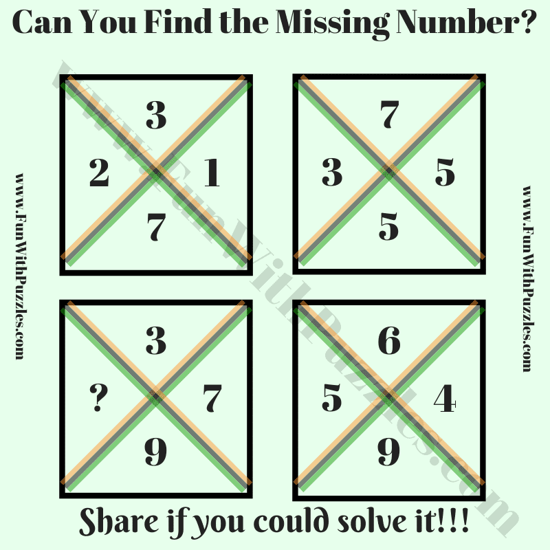 Logic Puzzle or Maths Number Puzzle for 7th Grade Students