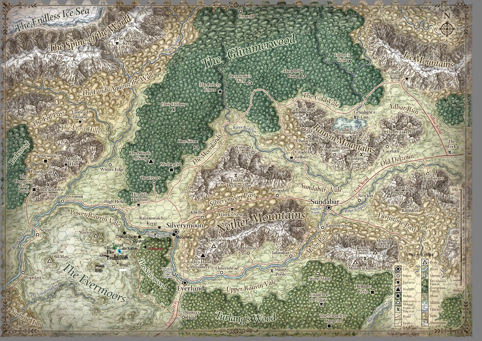Forgotten Realms Campaigns: 4e Tabletop D&D 1507 DR - Silverymoon ...