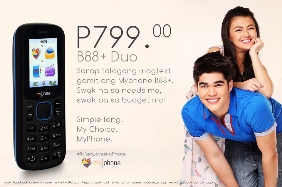 PRICE DROP: Myphone B88+ Duo now Php799!