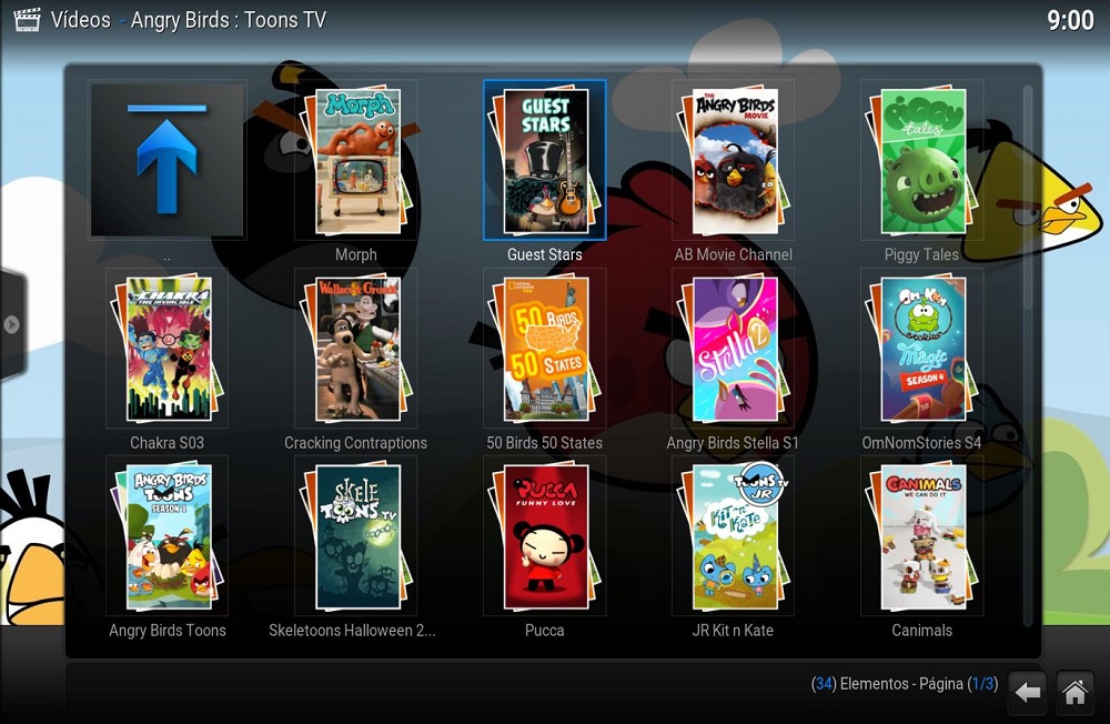 ANGRY BIRDS : Toons TV - PLUGINSXBMC