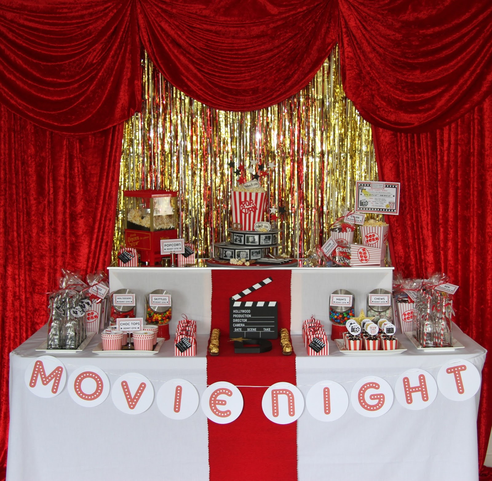 Leonie's Cakes and Parties . . . . .: MOVIE NIGHT PARTY