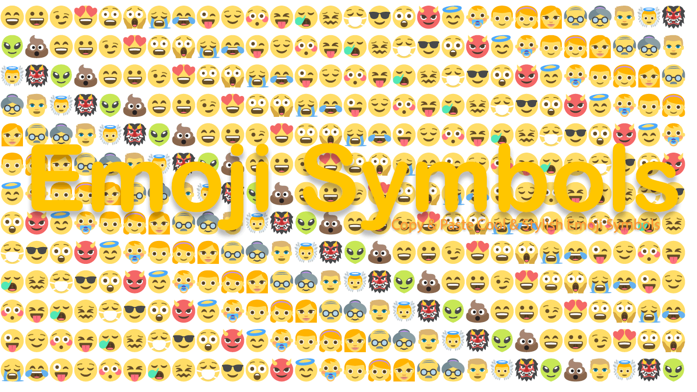 Emoji Symbols - Copy Cool Smiley, Food, Heart & Sports Emojis
