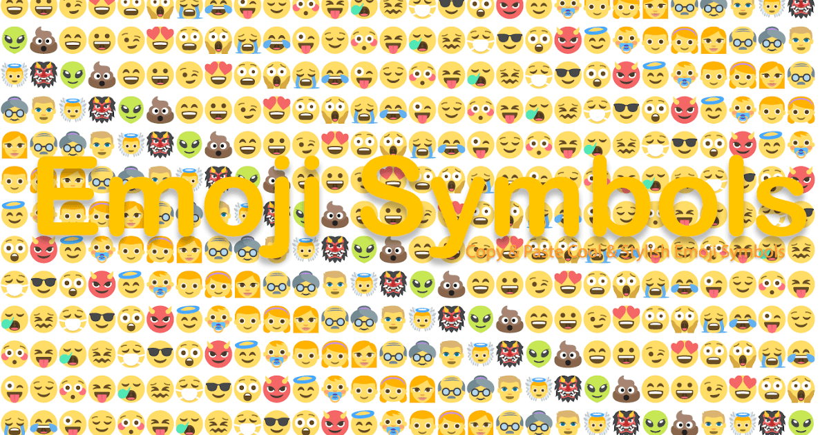 Emoji Symbols - Copy Cool Smiley, Food, Heart & Sports Emojis