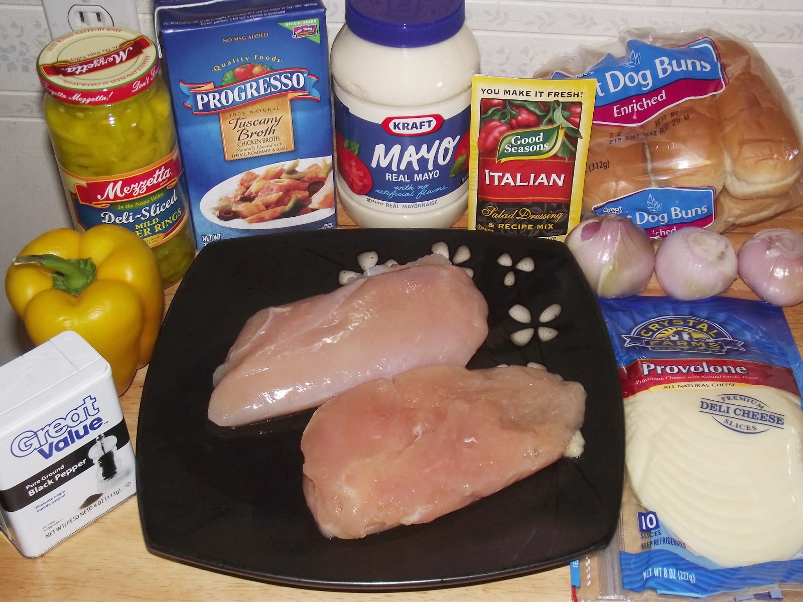 The Unabashed Kitchen Wench: Philly Chicken Sandwiches