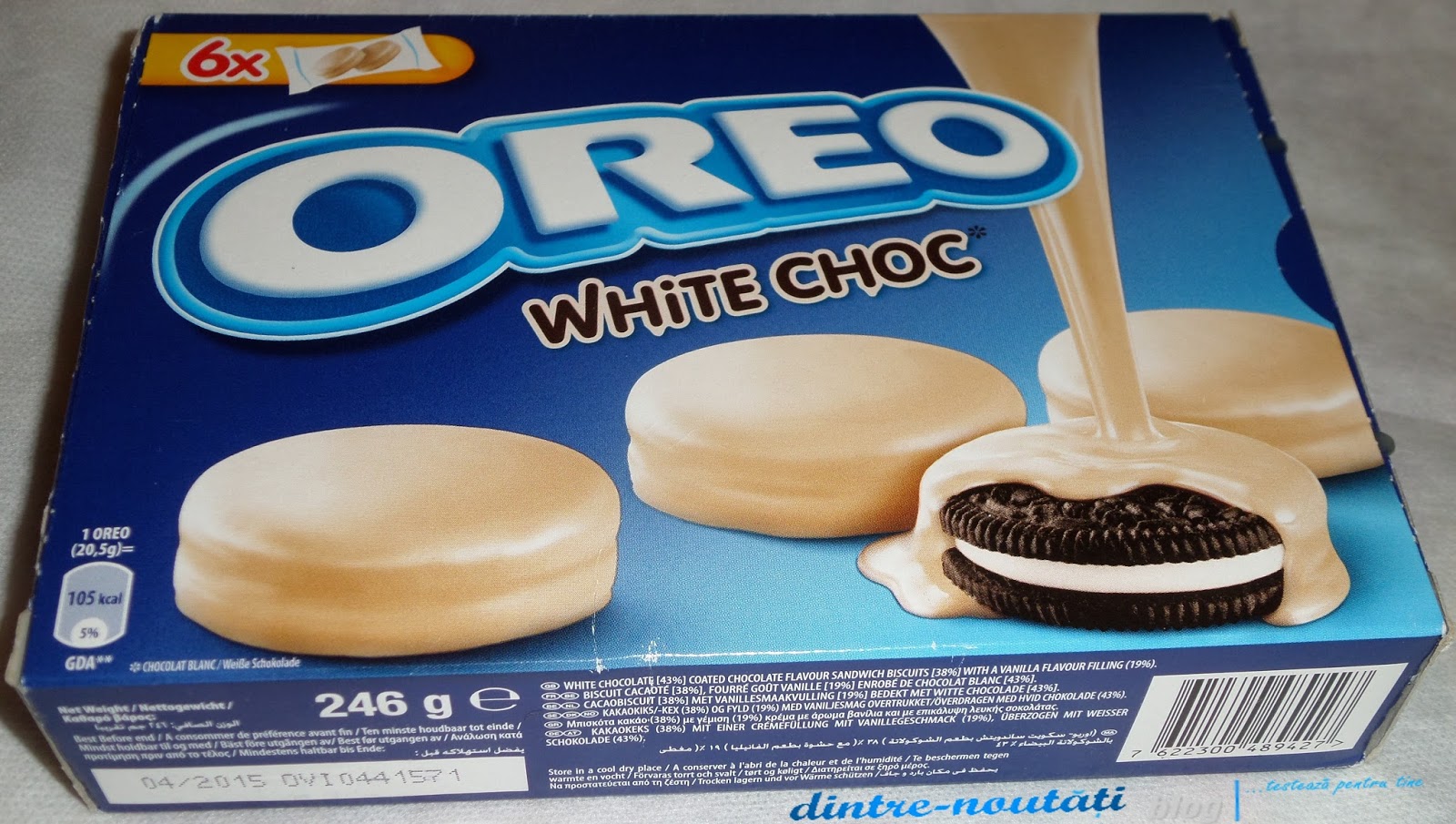 OREO WHiTE CHOC | D-Nblog. Păreri sincere despre produse noi.Testez ...