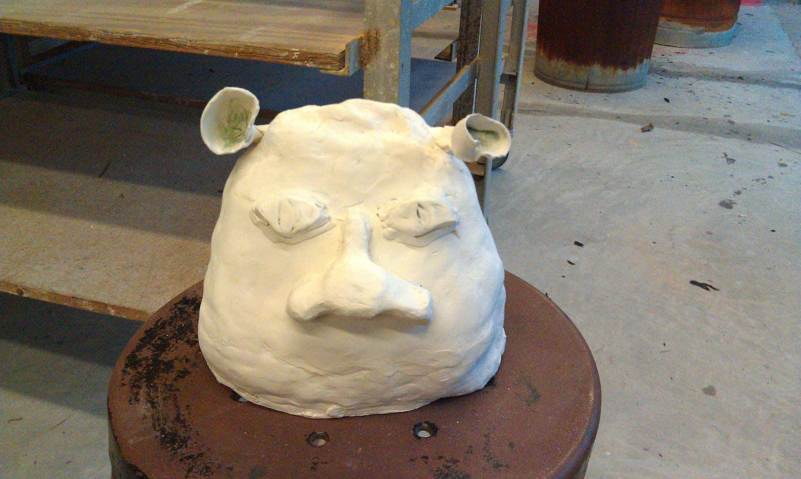 mitzi's.functional.ware.house.: Creating Characters in Clay