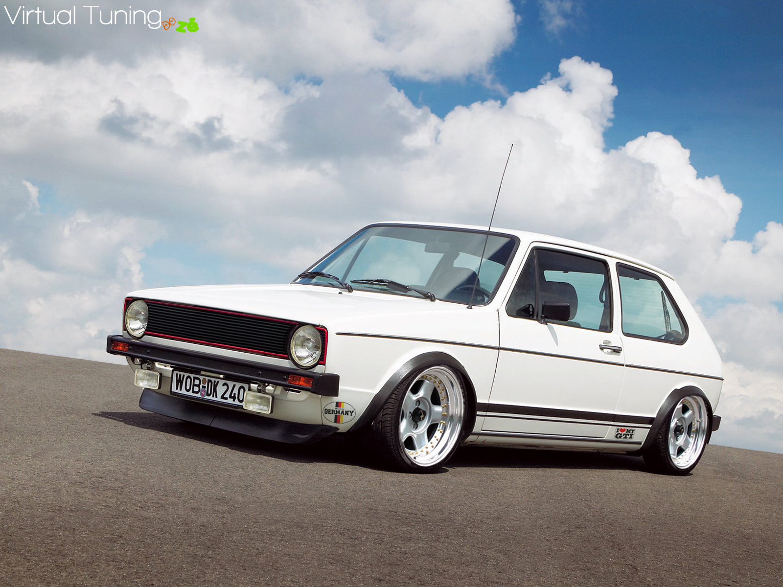 Virtual Tuning do Zé: Golf I GTI '76