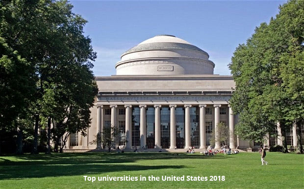 Top universities in the United States 2018 - Information