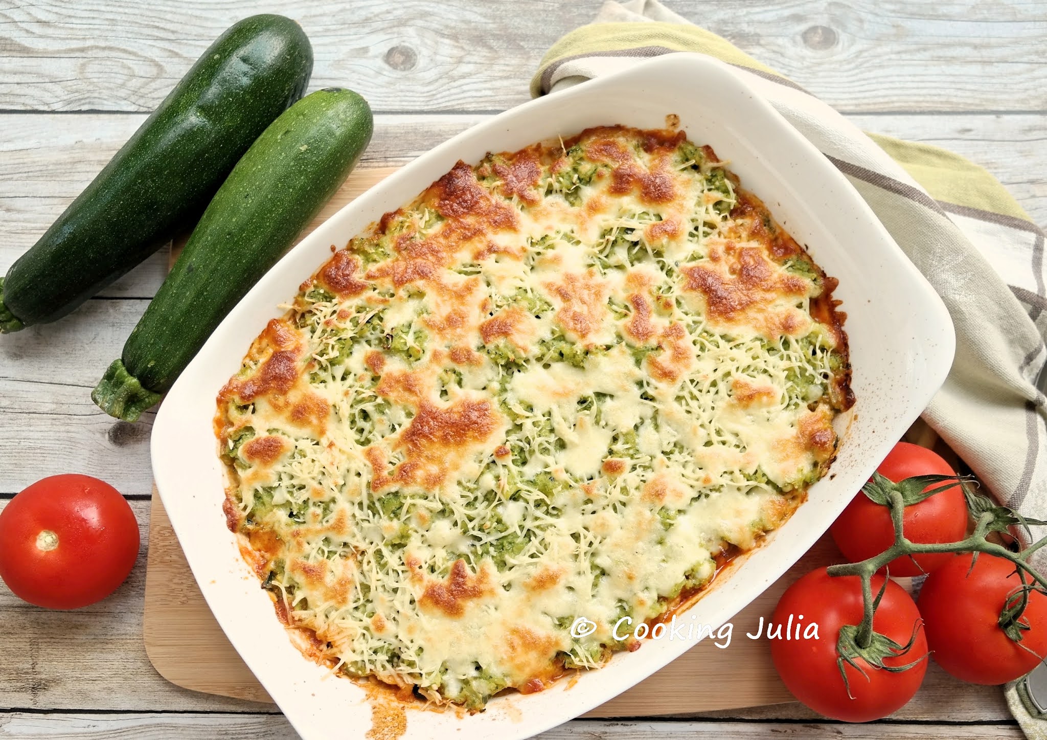 Cooking Julia Gratin De Courgettes À La Viande