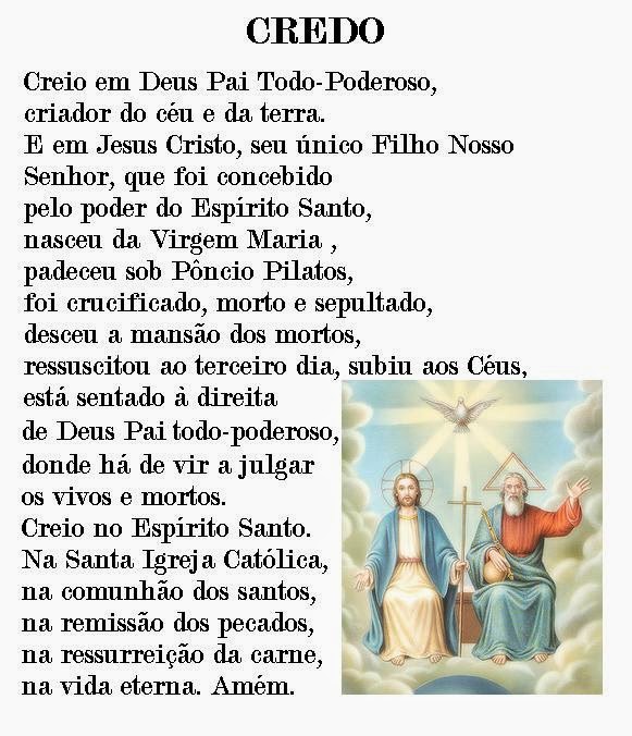 Catequese... Fonte de Vida: Estudo ao Credo