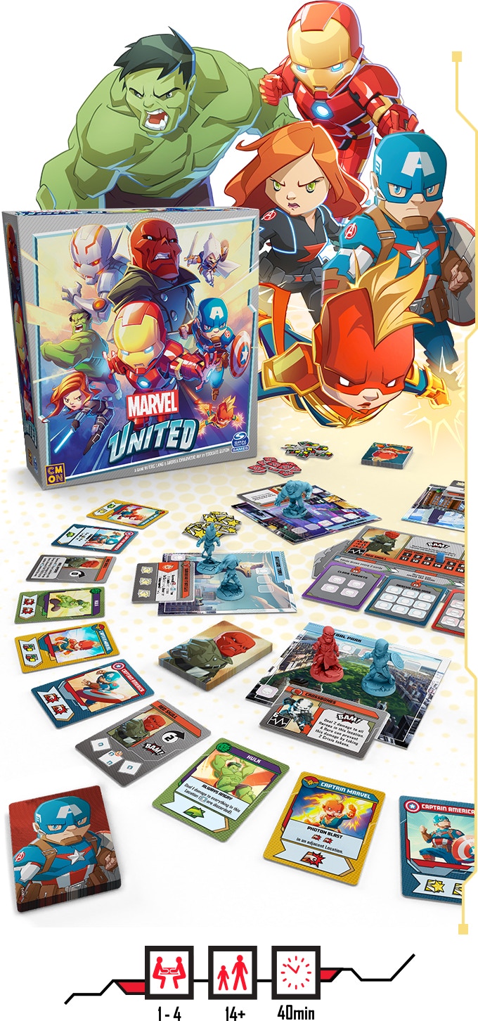 SNEAK PEEK : "Marvel United" On Kickstarter