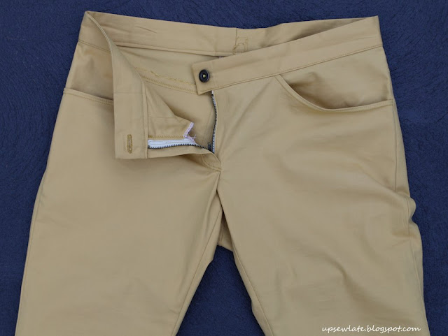 Up Sew Late: Mustard Pants (Burda 7214)