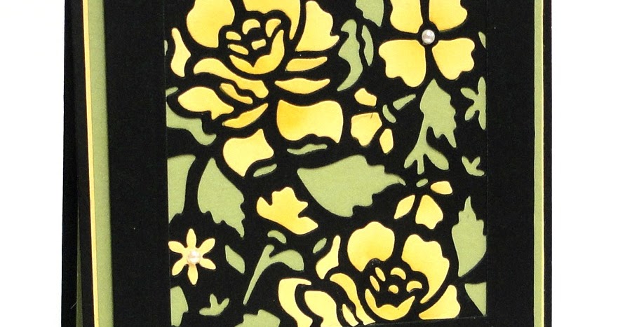 Stamp & Create With Sabrina: Paper Inlay with Detailed Floral Thinlits ...