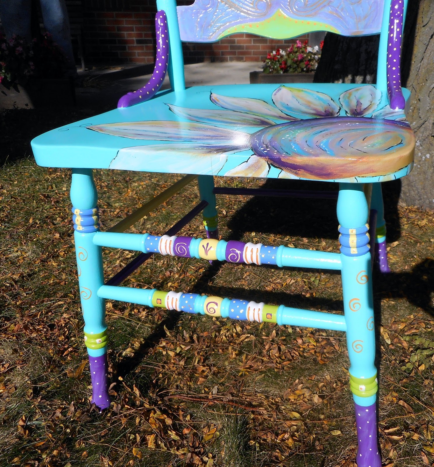Brilliantly Funky: The Painted Chairs