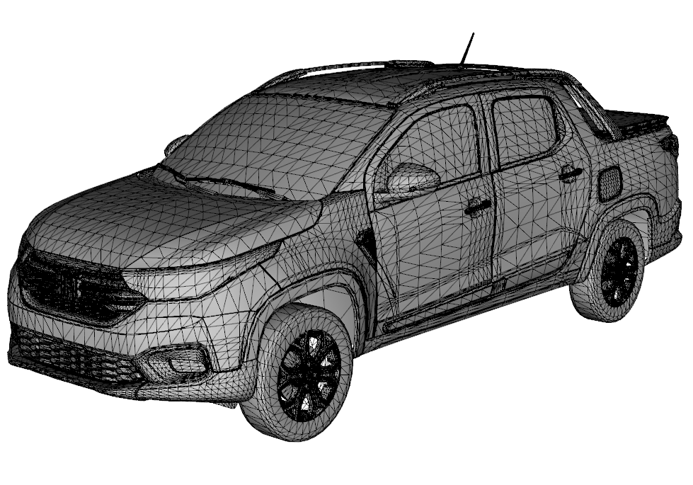 Fiat Strada Volcano 2020 (3DMODEL)