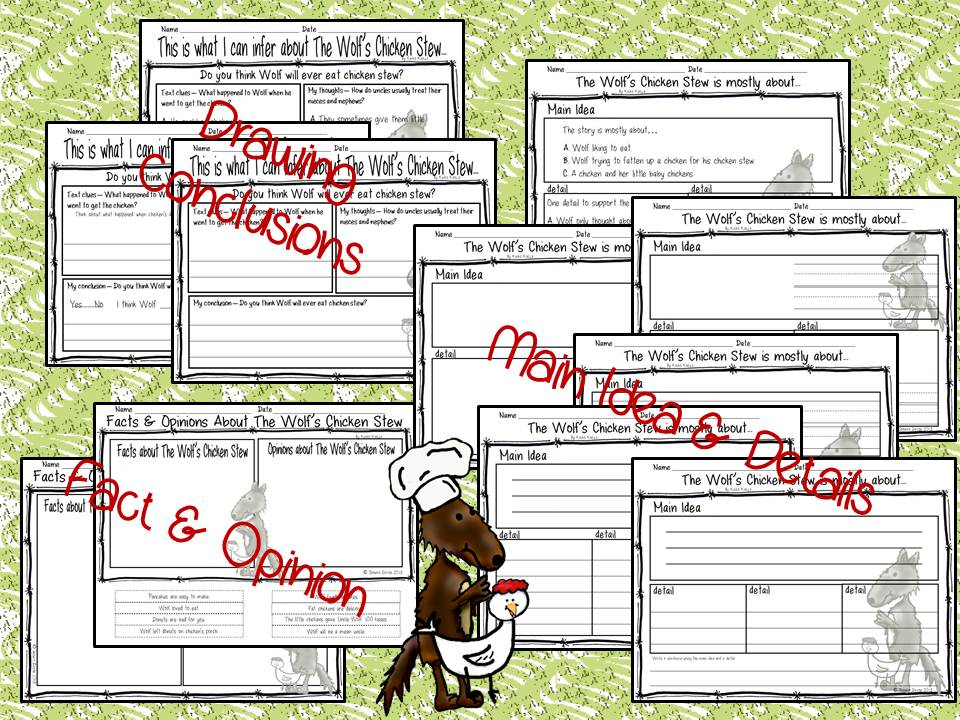 The Wolf's Chicken Stew by Keiko Kasza - Teaching Ideas | The Picture ...